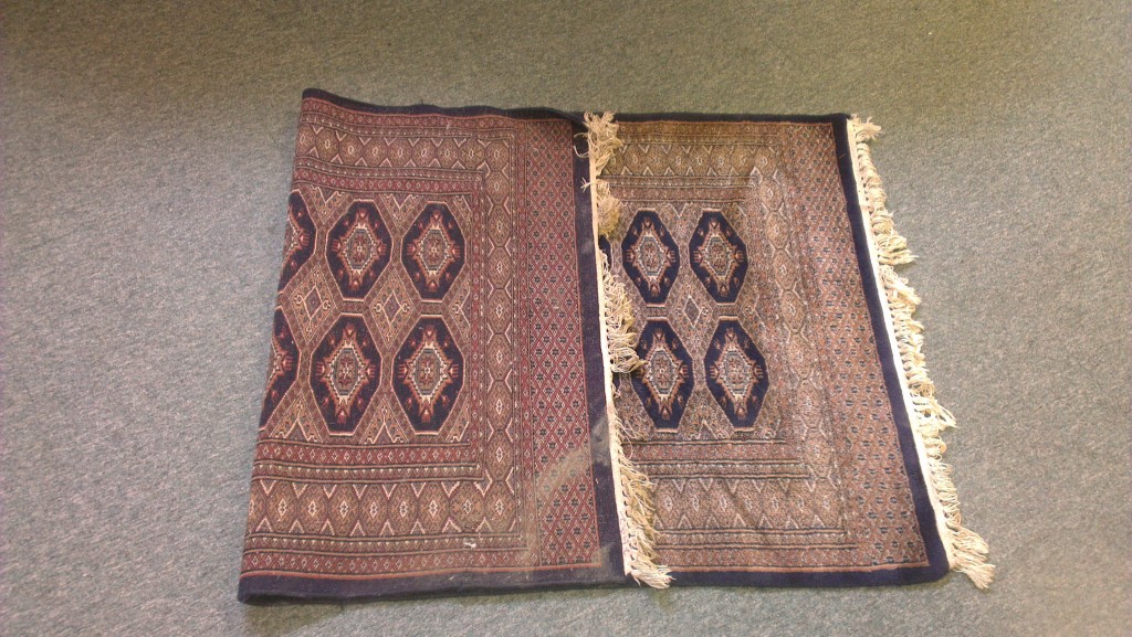 How to fold an Oriental Rug | Rug Cleaning Experts